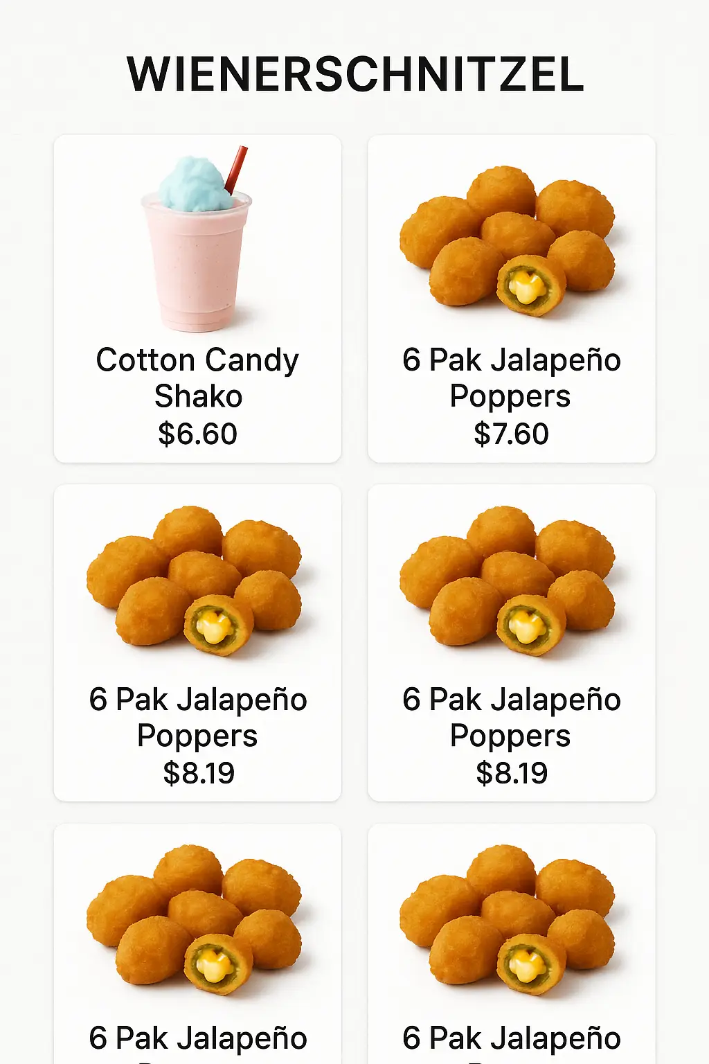 Wienerschnitzel Menu Prices - PriceListo